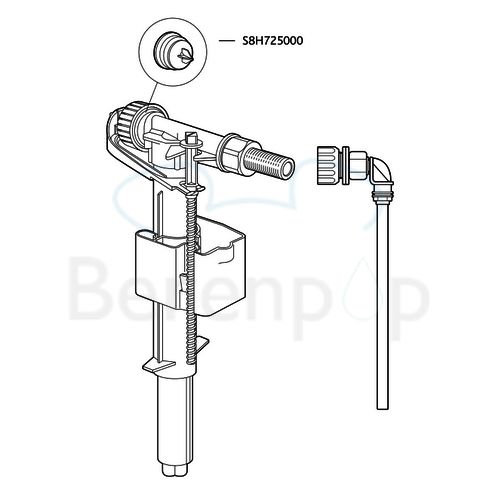 vlotterkraan - Sphinx S8H716001 vlotterkraan No. 85